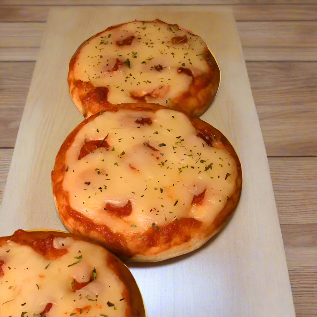 Frozen Mini Margharita Pizzas – George's Pudding and Pie