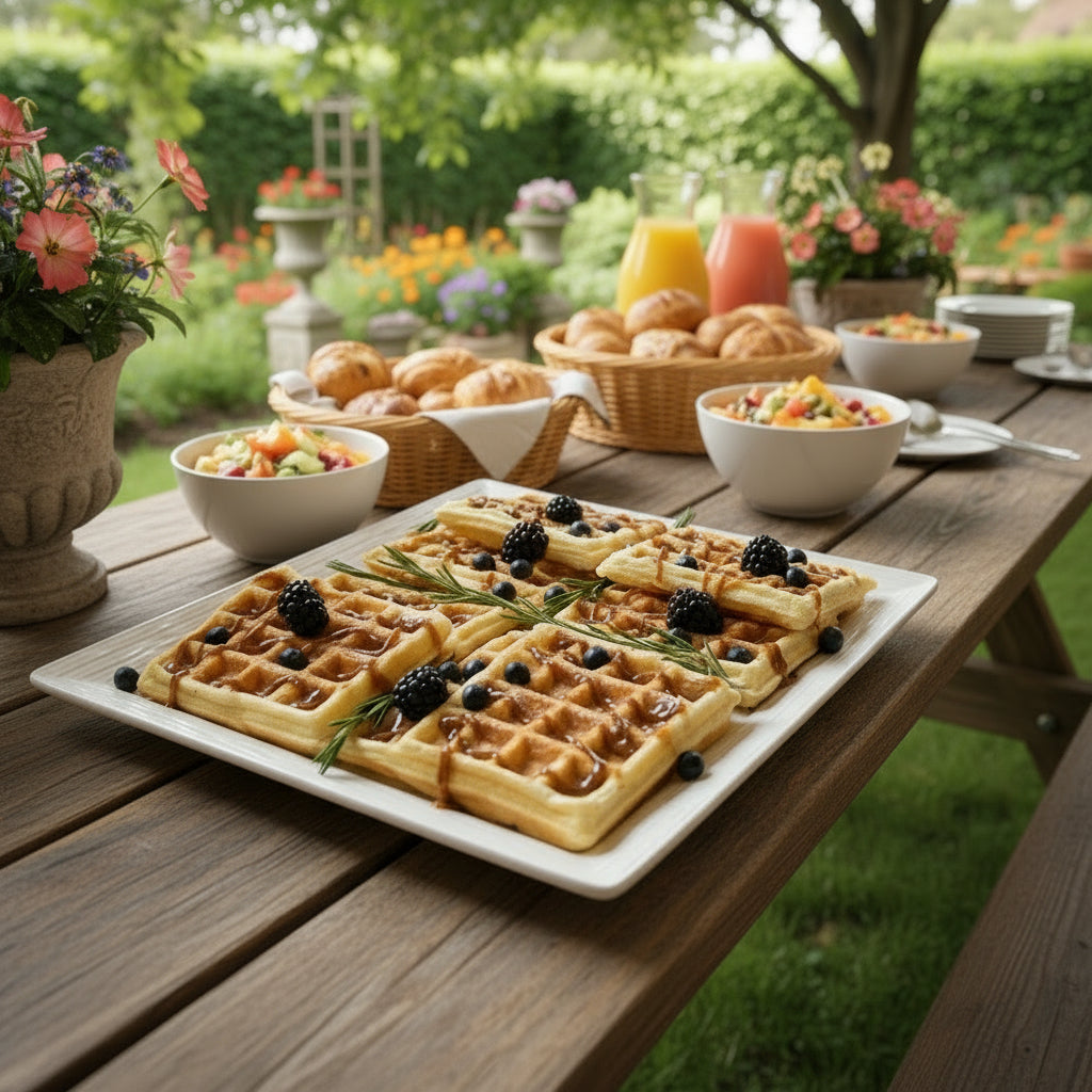 Frozen Square Waffles – George's Pudding and Pie