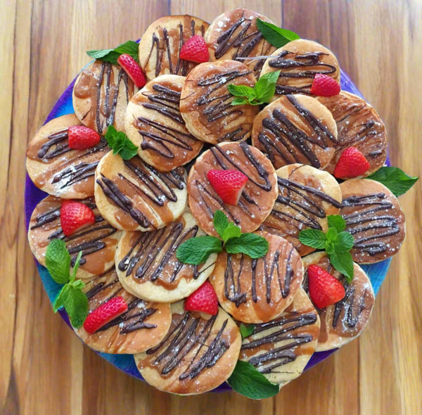 Event Ready Flapjack Platter (24 Flapjacks) – George's Pudding and Pie