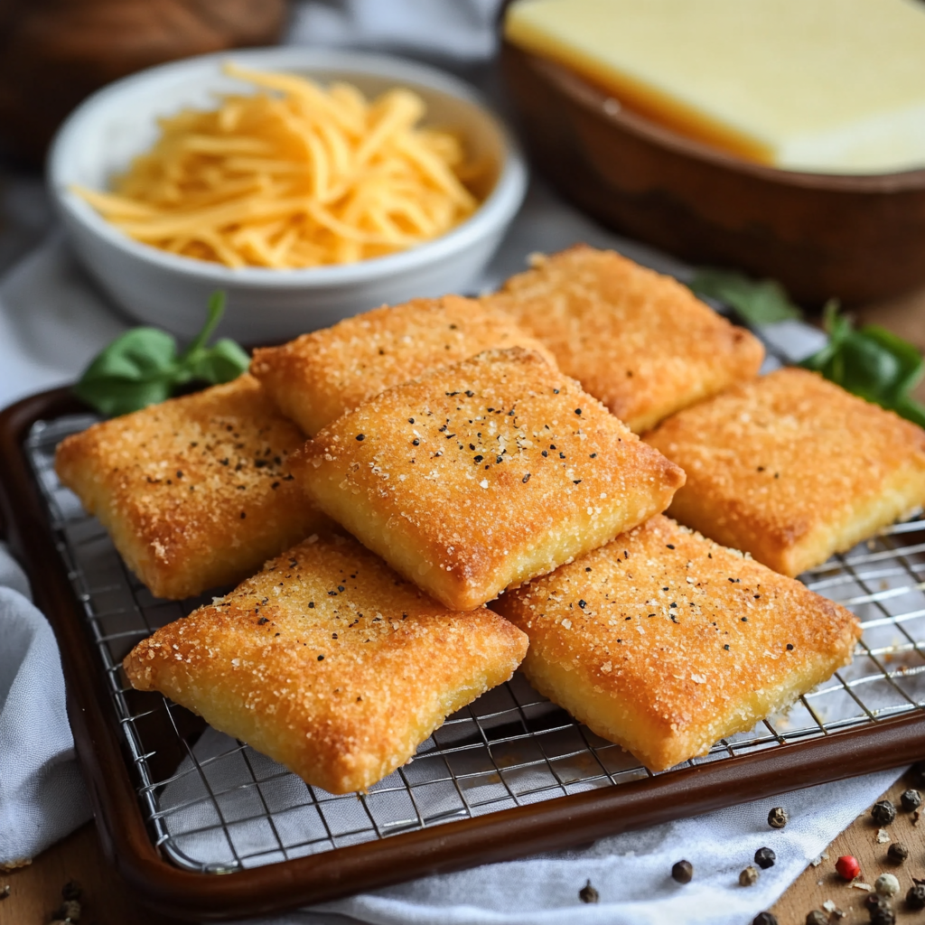 Frozen Peppered Cheese Rissoles – George's Pudding and Pie
